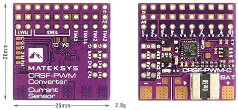 Matek Systems Crsf Pwm 10ch Converter Current Sensor