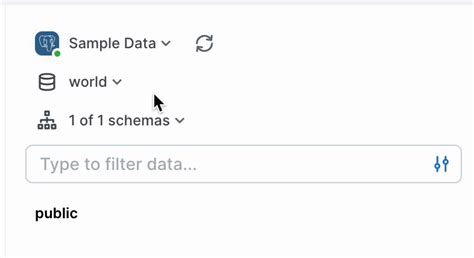 view your schema