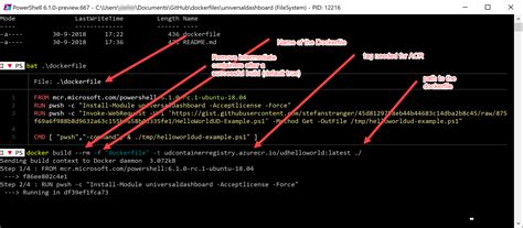 Running Universal Dashboard Docker Container In Azure Web Apps For