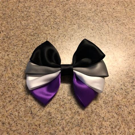 Asexual Pride Bow Etsy