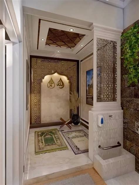 Beautiful Prayer Area Home Interior Design Islamic Interior Design