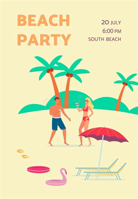 Summer Beach Vacation Smiley Set Emoticons With Various Face Emotions