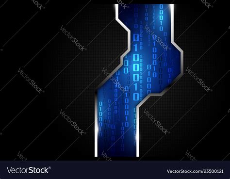 Abstract Technology Security Data Network System Vector Image