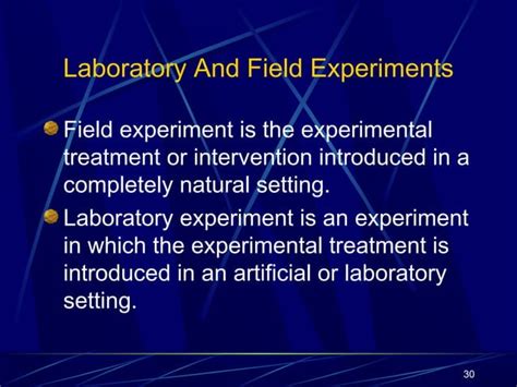 Research Design Experiments Ppt