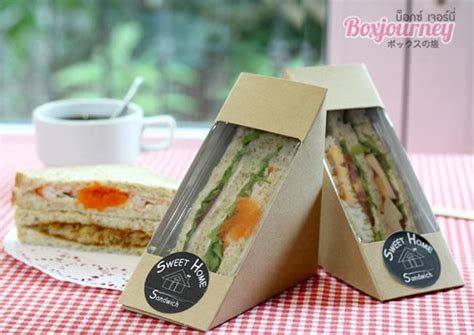 กล่องแซนวิชกระดาษคราฟ ขาวไซส์ใหญ่ กว้าง6 2 X ยาว12 X สูง12 ซม