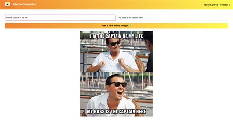 Github Javascript Queenmy React Memes Generator This Project Is
