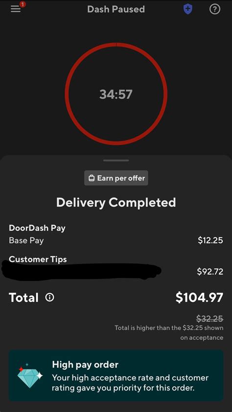 My biggest tip yet! : r/doordash_drivers
