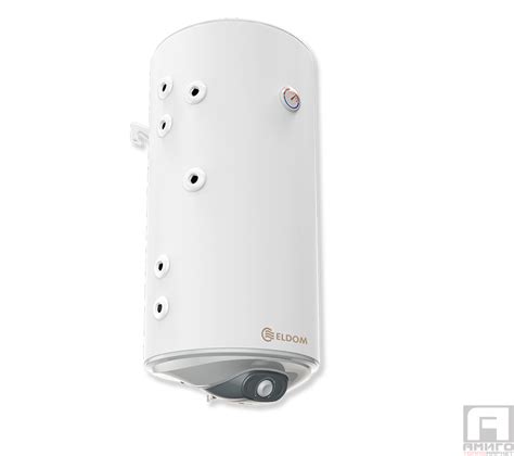 Бойлер с паралелни серпентини 120л Елдом неръждаем Изводи серпентина Ляв извод