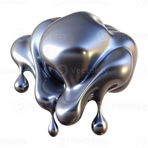 magnificent traditional A Cascade of Liquid Mercury Reflective premium 57897045 PNG
