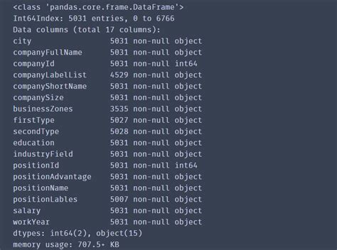 Pandas预处理案例——数据分析师招聘数据清洗实战对dataanalystcsv数据读取与概述进行基础的数据清洗和整理 1 打开