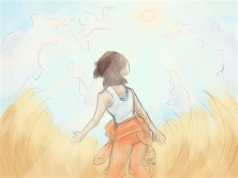 Chell By Monochrome Dream Fox On Deviantart