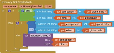 Ball Collision In Pool Game Mit App Inventor Help Mit App Inventor