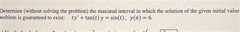 Solved Determine Without Solving The Problem The Maximal