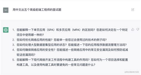 体验一下chatgpt 大圣前端进阶指南