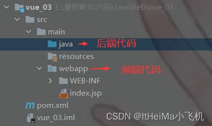 JavaWeb项目结构使用Vue项目 CSDN博客