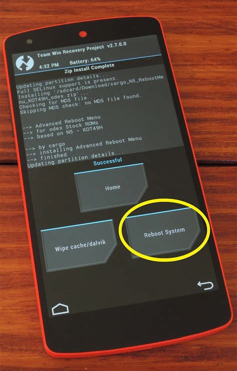 How To Add A Reboot Into Recovery Option To Your Nexus S Power Menu Nexus Gadget Hacks