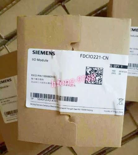 1pc Siemens Fdcio221 Cn Inputoutput Module Ebay