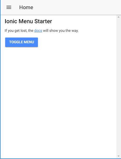 How To Make The Two Side Menu In Ionic