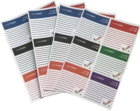 Rainbow Tick Checkmark Floppy Disk Labels 24 Pack Amigadeals