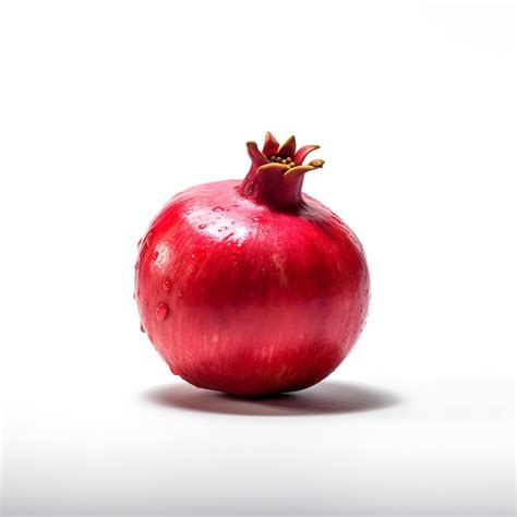 Premium Photo Pomegranate White Background
