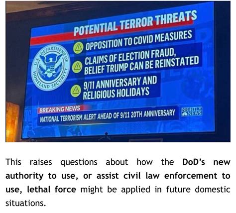 The Dod Quietly Reissues Dod Directive 524001 Expanding The Use Of