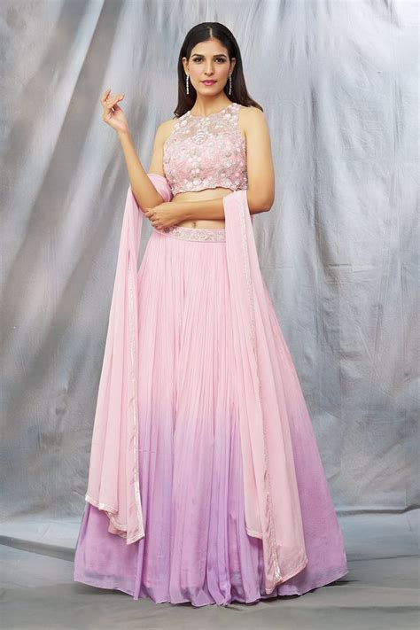 Shop For These Amazing Collections Of Purple Chiffon Embroidered Floral