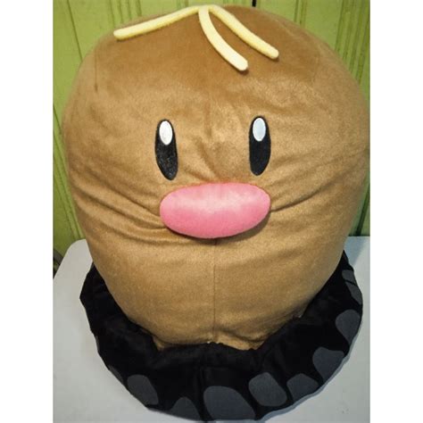 Pokemon Diglett Large Plush Toy Shopee Malaysia