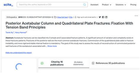 Posterior Acetabular Column And Quadrilateral Plate Fractures Fixation