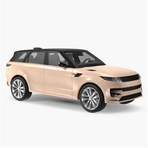 Mid Size Luxury Suv Golden 3d Model 129 3ds Blend C4d Fbx Max
