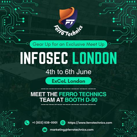 Ferro Technics On Linkedin Infoseclondon Cybersecurity Techevent Itsecurity Infosec