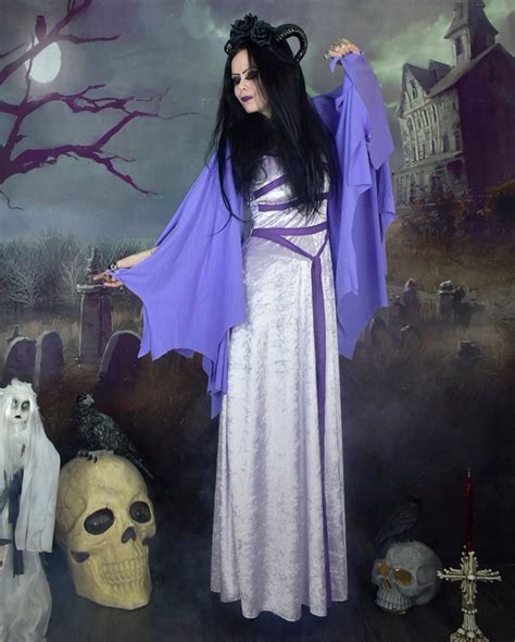 Lily Munster Dress Crushed Velvet Cosplay Costume By Moonmaiden
