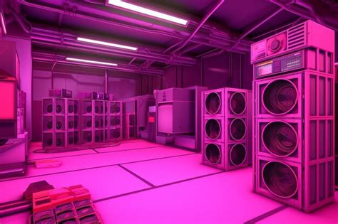 Premium Photo Server Room With A Virtual Reality Setup For Immersive Maintenance Training