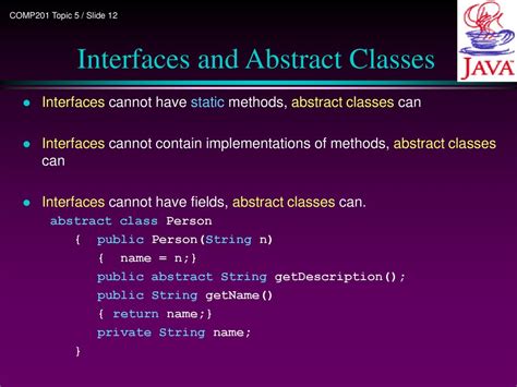 topic 5 interfaces and inner classes ppt download