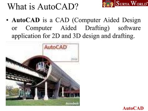 Autocad 1pptx 3 D Graphics Computer Software And Applications