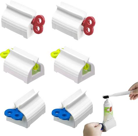 Toothpaste Dispenser 6 Pieces Toothpaste Squeezer Tube Squeezer Tube