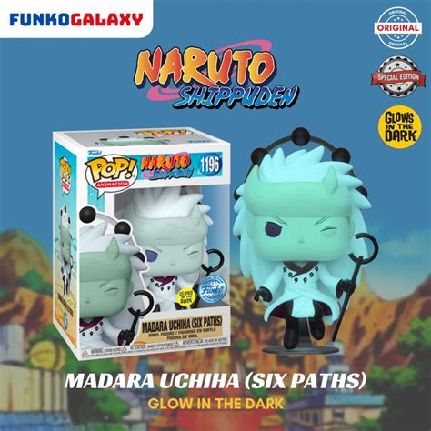 Jual Funko Pop Naruto Shippuden Madara Uchiha Six Paths 1196 Gitd