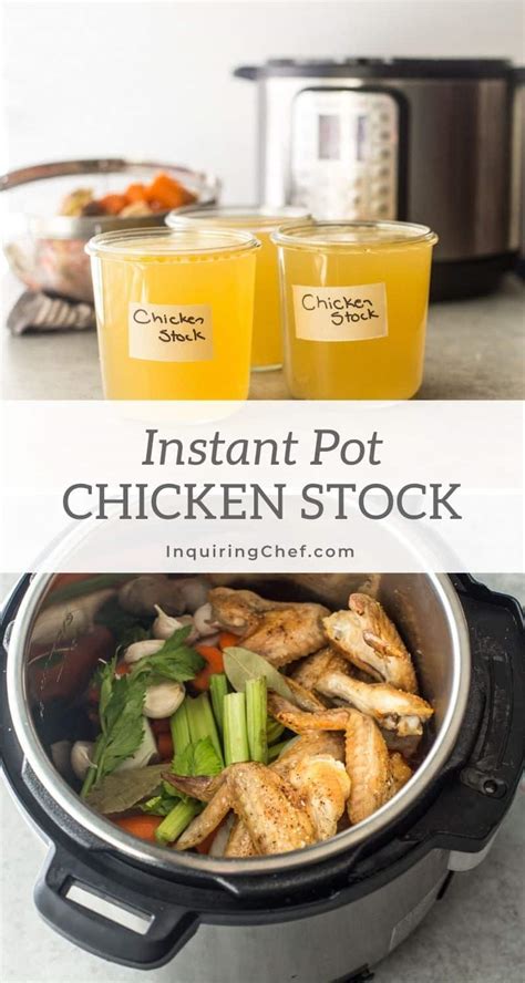 Instant Pot Chicken Stock