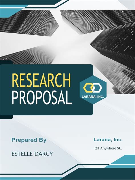 Dark Green And Gray Modern Research Proposal Pdf