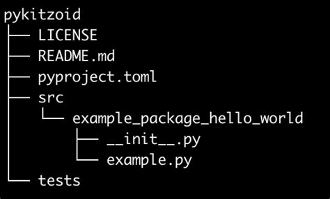 Add Basic Python Package Directory Setup Issue 5 IEEE VIT Pykitzoid GitHub