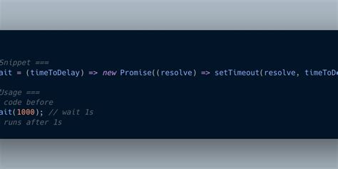 await a settimeout dev community