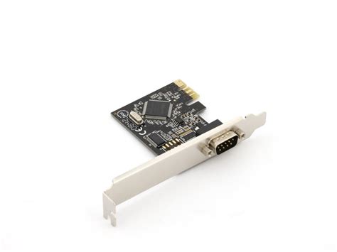 SYBA PCI Express 1 Port DB9 RS232 Serial Card With Low Profile Bracket RoHS Model SD PEX15021