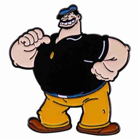 Popeye ‘brutus Enamel Pin Distinct Pins