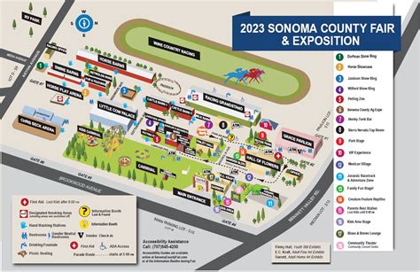 Fairgrounds Map Sonoma County Fair And Event Center