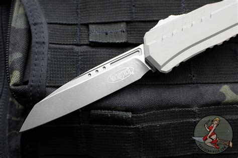 Microtech Cypher Ii 2024 Single Edge Natural Clear Finished Handle Southern Edges