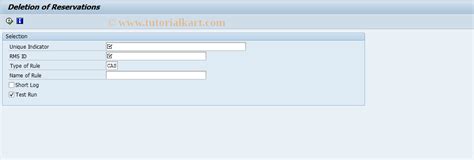 RMPS UNRESERVE SAP Tcode Deletion Report For Reservations Transaction Code
