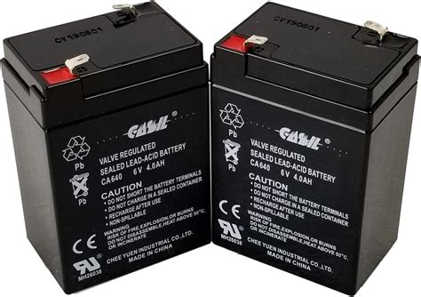 Casil 6v Battery Compatible With Power Wheels And Moultrie