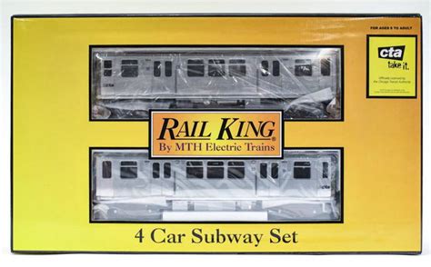 Mth Cta 4 Car Modern Subway Set No 30 2204 1