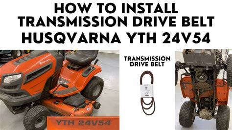 How To Replace Drive Belt On Husqvarna Riding Mower
