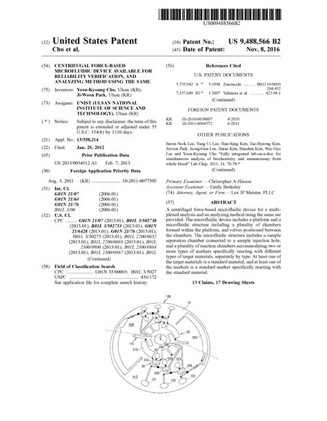 Usa Centrifugal Force Based Microfluidic Device Available For Reliability Verification And
