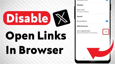 How To Disable Open Links In Browser On X Twitter Updated YouTube